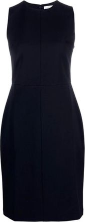 Vince Femme, Robes, Noir, Taille: 38 FR Seamed-Front Sheath Dress