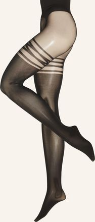 Wolford Feinstrumpfhose Suspender Tights schwarz