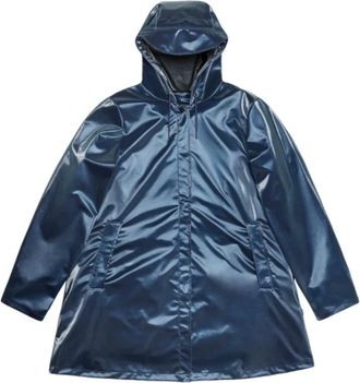 Rains Femme, Vestes, Bleu, Taille: 38 FR Jacket