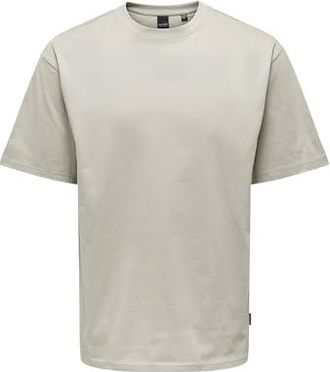 Only & Sons Onsfred RLX SS Tee Noos T-Shirt pour Homme, Doublure argentée., M