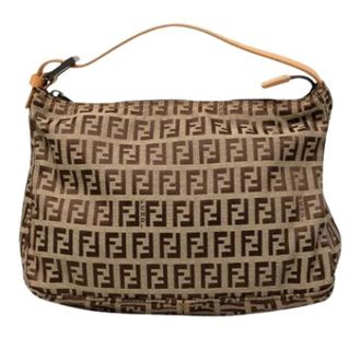 Fendi Sac bandouli&egrave;re en toile Pre-owned - Femme - Pre-owned - Beige - Taille: ONE Size