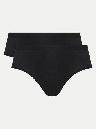 Triumph Klassische Pantys mit hohem Bund-Set Sense Of Cotton 10225046 Schwarz
