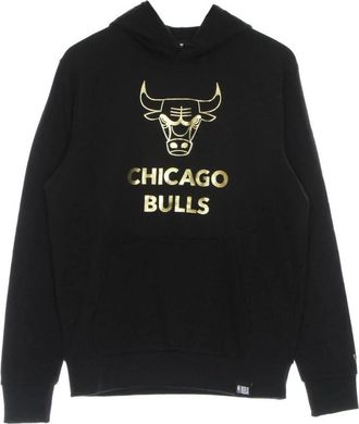 New Era Chicago Bulls Leichter Hoodie Schwarz/Gold - - Sweatshirts & Hoodies - Herren - Schwarzk - XL
