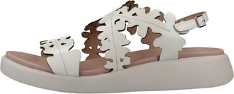 Wonders Femme, Chaussures, Blanc, Taille: 39 EU Sandalia Cerrada Hebilla