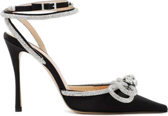 Mach & Mach Mach & Mach, Femme, Chaussures, Noir, Taille: 40 EU Double Bow Sandal