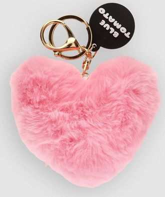 Blue Tomato Heart Bag Charm pink