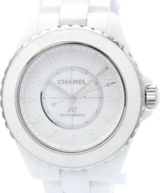 Chanel Pre-owned J12 H6186 Montre - Homme - Pre-owned - Blanc - Taille: ONE Size