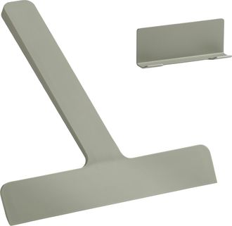 Zone Denmark Ume Duschabzieher mit Halter, Flitsche für dusche, Duschabzieher Silikon, Fensterabzieher, 24 x 22 x 2,2 cm, Eucalyptus