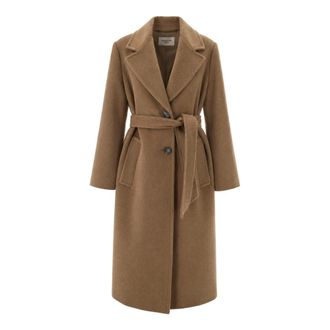 Max Mara Manteau Wkdbronte - Femme - Manteaux - Brun - Taille: 40 FR