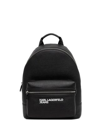 Karl Lagerfeld Rucks&auml;cke - Structured Black Backpack With Adjustable Straps A - Gr. unisize - in Schwarz - f&uuml;r Damen