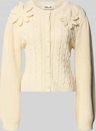 Baum Und Pferdgarten Strickjacke mit floralem Zierbesatz