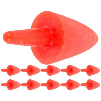 Cabilock 200st&uuml;cke Schneemannnasen aus Plastik f&uuml;r Basteln DIY-weihnachtsschneemannnasen Schneemannbausatz Weihnachtsdekoration Bastelmaterial f&uuml;r Schneemann