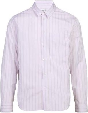 Maison Kitsun&eacute; Chemise droite &agrave; rayures en coton