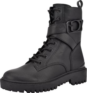 Guess Damen Orana Combat Boot, Schwarz (schwarz), 42 EU (Markengr&ouml;&szlig;e: 11M)