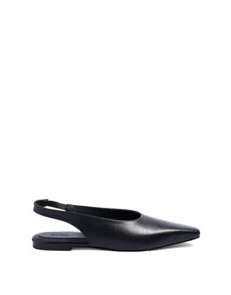 NA-KD ballerines slingback en cuir noires