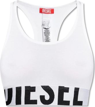 Diesel Femme, Sport, Blanc, Taille: 36 FR Brassi&egrave;re de sport &agrave; dos nageur