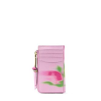 Marc Jacobs Portefeuille Blurred Floral Snapshot en cuir m&eacute;lang&eacute;