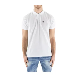 Colmar Homme, Tops, Blanc, Taille: XL Polo en Coton &agrave; Manches Courtes