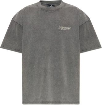 Represent Represent, Homme, Tops, Gris, Taille: XS Camiseta MC Gris Wash Owners Club