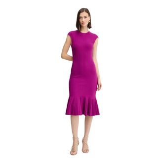H&eacute;rve L&eacute;ger Femme, Robes, Violet, Taille: 40 FR Robe Bridget