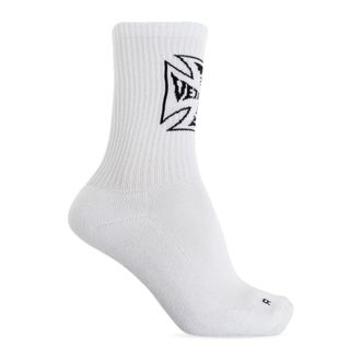VETEMENTS Homme, Sous-vêtements, Blanc, Taille: S Logo Socks
