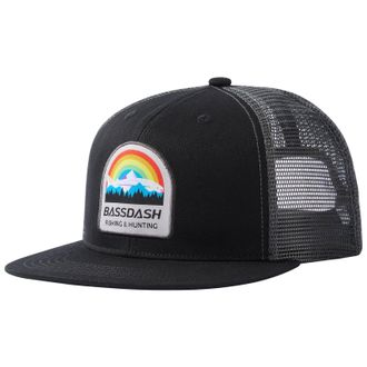 Bassdash Flache Trucker Cap Verstellbar Snapback Cap Baseballkappen Mesh R&uuml;ckseite f&uuml;r Herren Damen Angeln Jagd