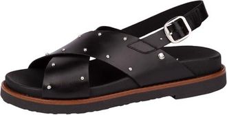 Pikolinos Sandales en Cuir pour Femmes Aitana W7Z, Pointure:38 EU, La Couleur:Noir