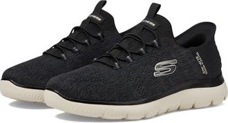 Skechers Summits Key Pace Baskets pour Homme, Maille Noire, Pointure 38, Maille filet&eacute;e Noire, 39 EU