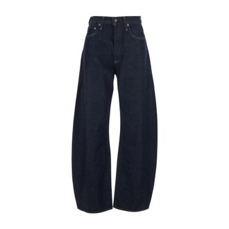 A Gold E Luna High Rise Pieced Taper - - Jeans - Damen - Blau - W23