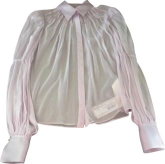 Genny Chiffon Stretch Seidenbluse - - Blouses & Shirts - Damen - Lila - 2XS