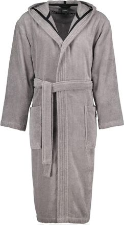 CawÖ Home Bademäntel Herren Kapuze Sauna Time 833 stein - 79 XXL