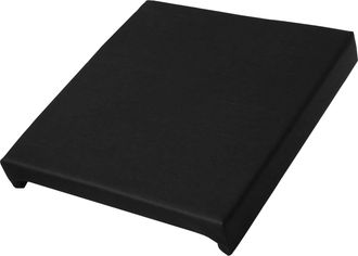 Finori M&ouml;bel Akut Klemmkissen Madagaskar Sitzkissen Lederlook schwarz f&uuml;r Sitzbank 46x42 cm