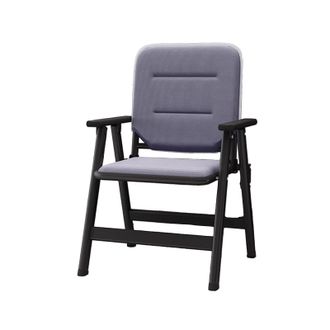 Generic Klappstuhl Gepolstert Stoff mit Handlauf Metallrahmen Klappst&uuml;hle Esszimmer mit Lehne Hoher Belastbarkeit f&uuml;r G&auml;ste, K&uuml;che, B&uuml;ro, Hochzeit und Party(C