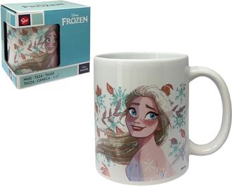 Cartoon Keramiktasse Frozen II Disney Modell Mug Fr&uuml;hst&uuml;cksschale 325 ml f&uuml;r Kinder