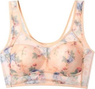 Generic Ellebloom - Soutien-Gorge Confort rafraîchissant en Dentelle de Soie glacée, Soutien-Gorge Confort en Soie glacée pour Femmes âgées, Soutien-Gorge en 