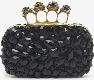Alexander McQueen Spider Jewelled Clutch - Item 8301521BLFO1000