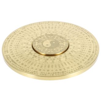 Soimiss Vintage Messing Kompass Chinesisches Handwerk mit Acht Diagrammen Tragbarer Outdoor Kompass f&uuml;r Wandern Camping Retro Doppelseitiges Design als Dekora