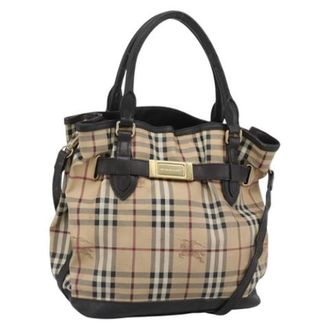 Burberry Sac cabas Capel Pre-owned - Femme - Pre-owned - Beige - Taille: ONE Size