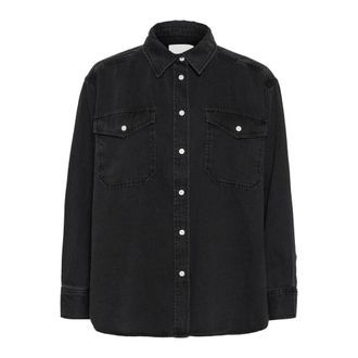 Part Two Schwarze Gewaschene Jeans - - Blouses & Shirts - Damen - Schwarzk - XS