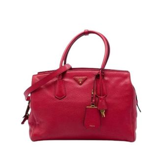 Prada Pre-owned Vintage Satchel - Femme - Pre-owned - Rouge - Taille: ONE Size