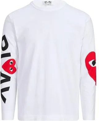 Comme Des Gar&ccedil;ons T-shirt manches longues &agrave; s&eacute;rigraphies