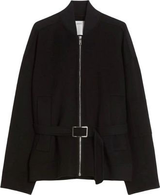 Sportmax Femme, Vestes, Noir, Taille: 40 FR Blousons aviateur