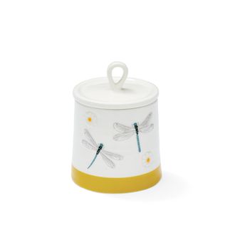 Cooksmart Zuckerdose mit Deckel in britischem Design | Keramik-Zuckerdose mit modernen Designs | Zuckerdosen mit Deckel, perfekt für jede Küche - English Meadow