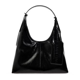 Marc Jacobs Sac bandouli&egrave;re en cuir avec logo - Femme - Sacs - Noir - Taille: ONE Size
