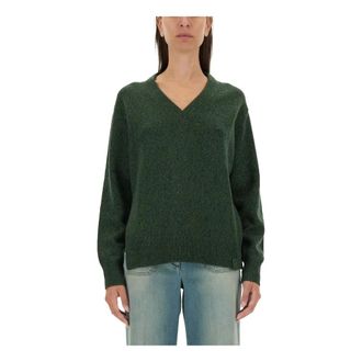 Victoria Beckham Damen, Strickwaren, Gr&uuml;n, LGr&ouml;&szlig;e