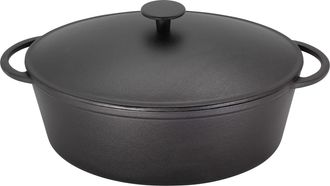 Kr&uuml;ger Karl Kr&uuml;ger Gusseisen Br&auml;ter, schwarz, 34 cm