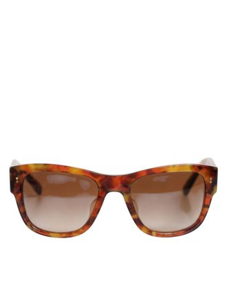 Dolce & Gabbana Womens Gla1468 Tortoiseshell Wayfarer Sunglasses Brown