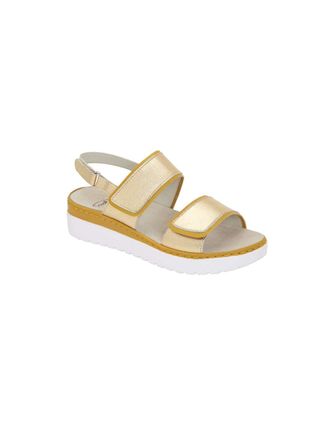 Dr. Scholls Scholl Viareggio Strap, Damen-Sandalen, Gold, 39 EU, goldfarben, 39 EU