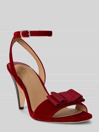 Lauren Ralph Lauren Sandalette aus Rindsleder mit Schleifendetail