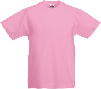 Fruit Of The Loom Boys Value Weight T 61-033-0, Farbe:Light Pink;Größe:140 cm 140cm,Light Pink